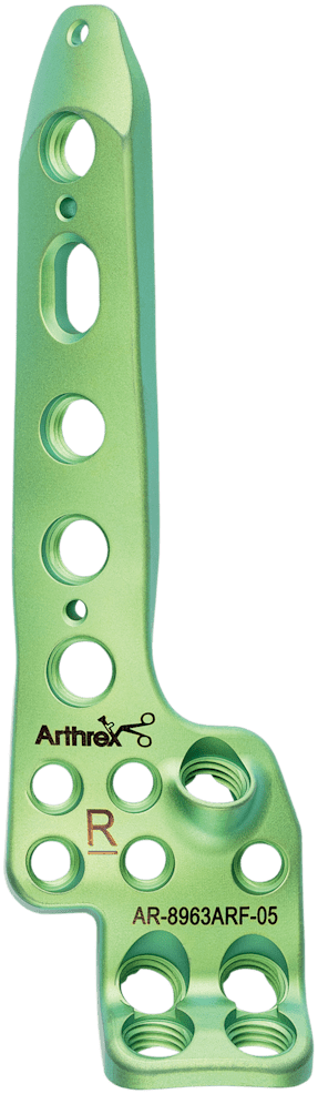Arthrex - Anterolateral Pilon Fusion Plate, 5H, RT - AR-8963ARF-05