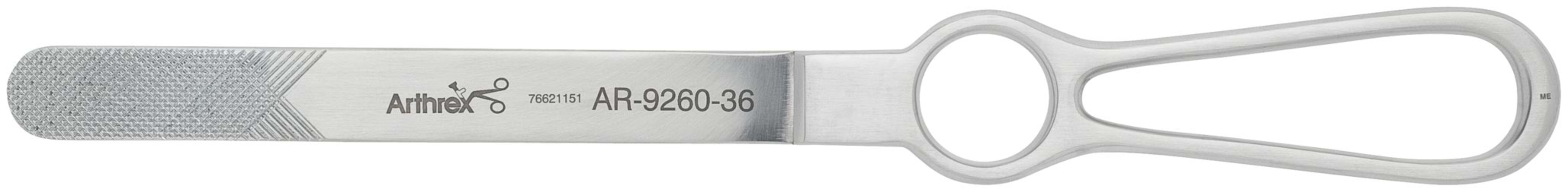Arthrex - Darrach Elevator, 10" Long x 5/8" Wide, Blunt with Serrations ...