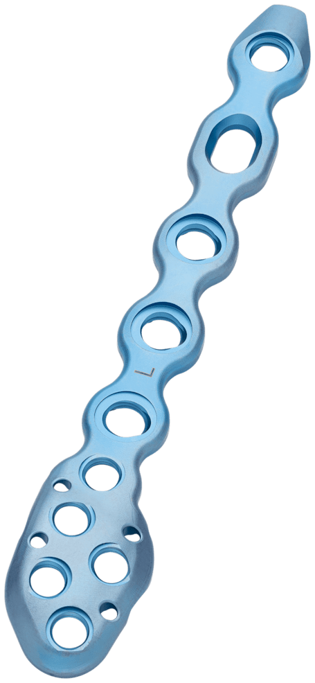 Arthrex - Locking Distal Fibula Plate, Left, 5 Hole - AR-9943BL-05