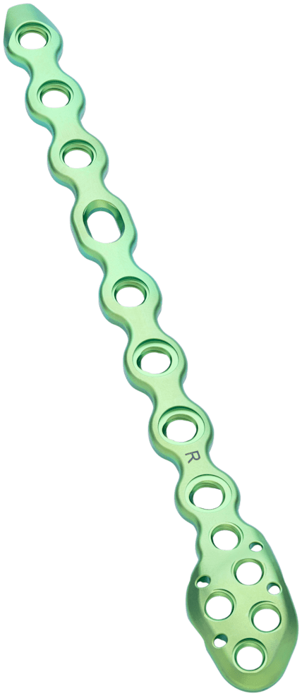 Arthrex - Locking Distal Fibula Plate, Right, 8 Hole - AR-9943BR-08