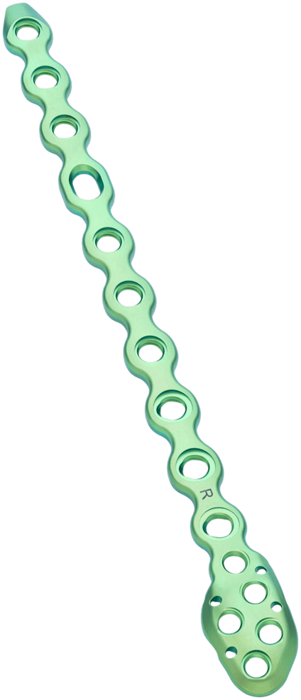 Arthrex - Locking Distal Fibula Plate, Right, 10 Hole - AR-9943BR-10