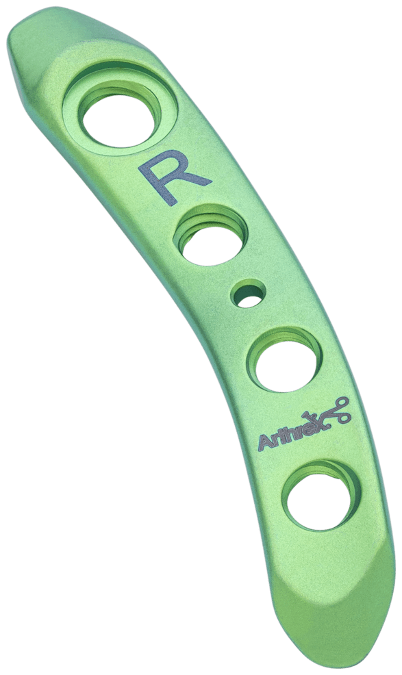 Arthrex - Posteromedial Distal Tibia Plate, Titanium, Right, 4 Hole ...