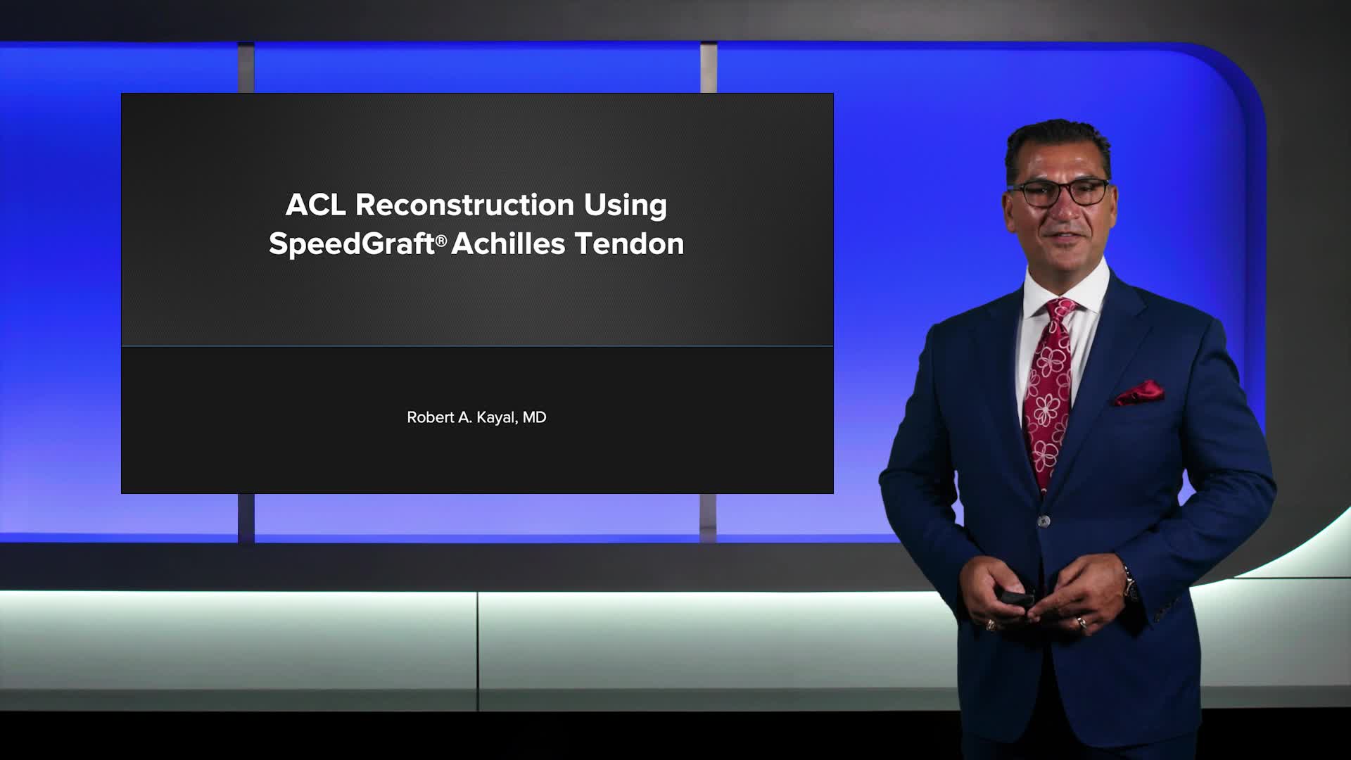 Arthrex - ACL Reconstruction Using the Presutured SpeedGraft® Achilles ...