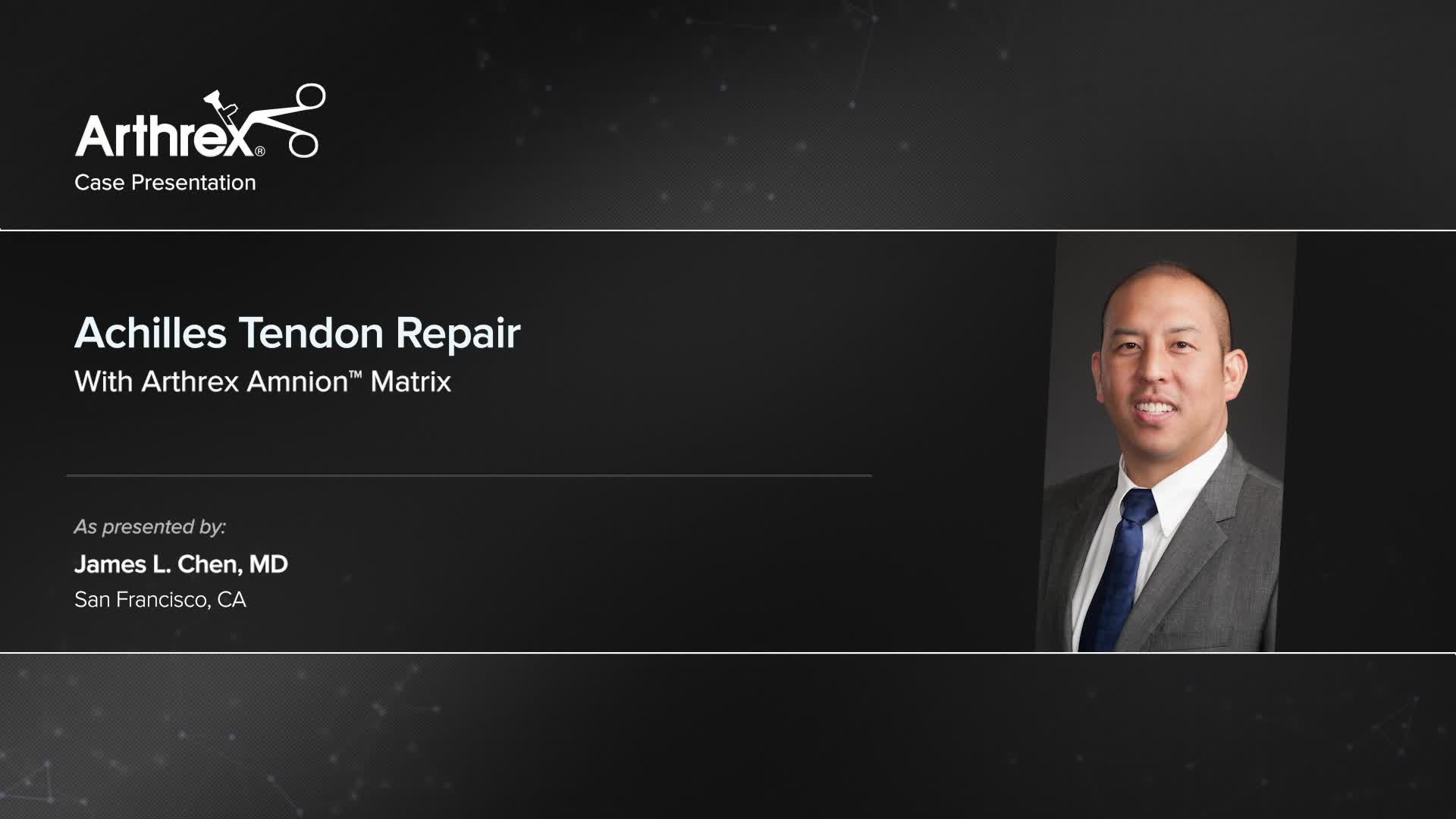 Arthrex - Achilles Tendon Repair With Arthrex Amnion™ Matrix