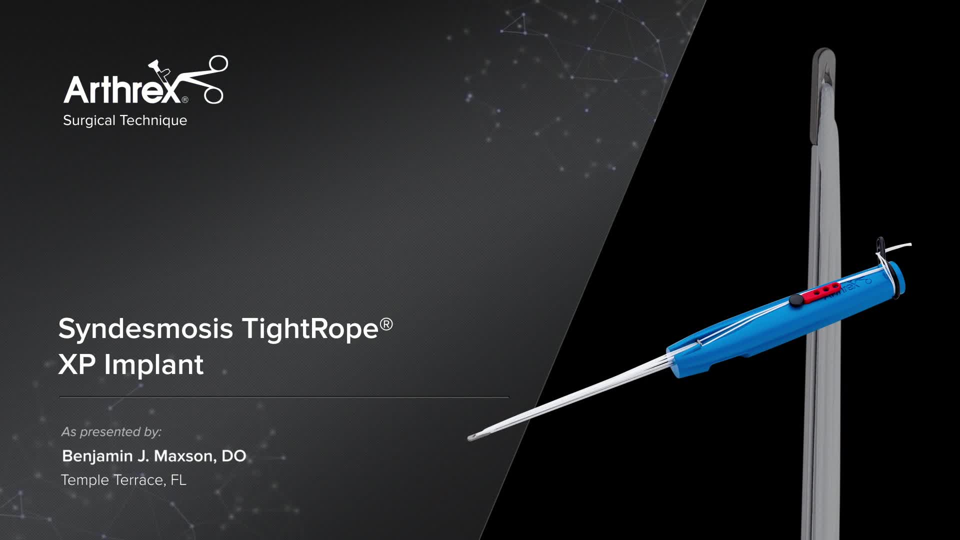 Arthrex - Syndesmosis TightRope® XP Implant