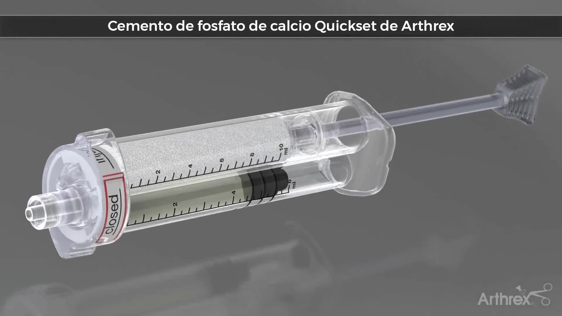 Arthrex - Cemento de fosfato de calcio Quickset™ de Arthrex