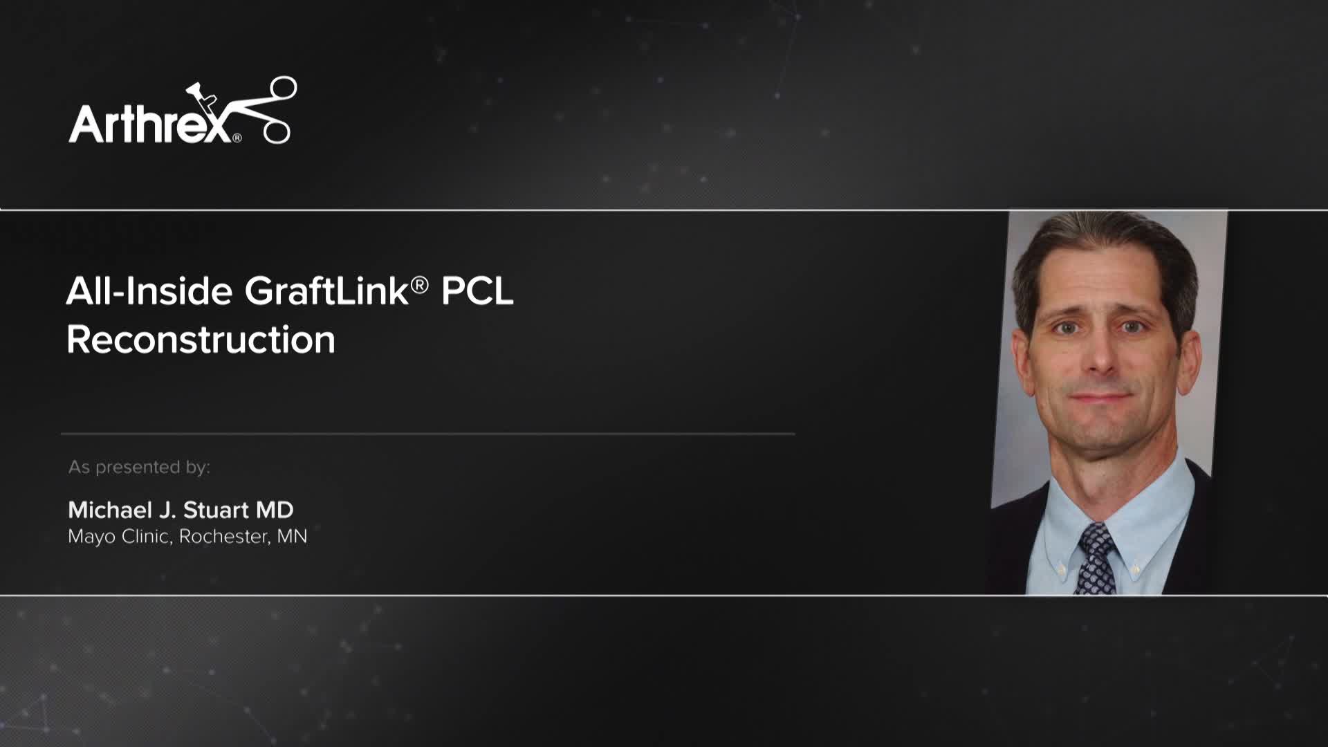 Arthrex - All-Inside GraftLink® PCL Reconstruction