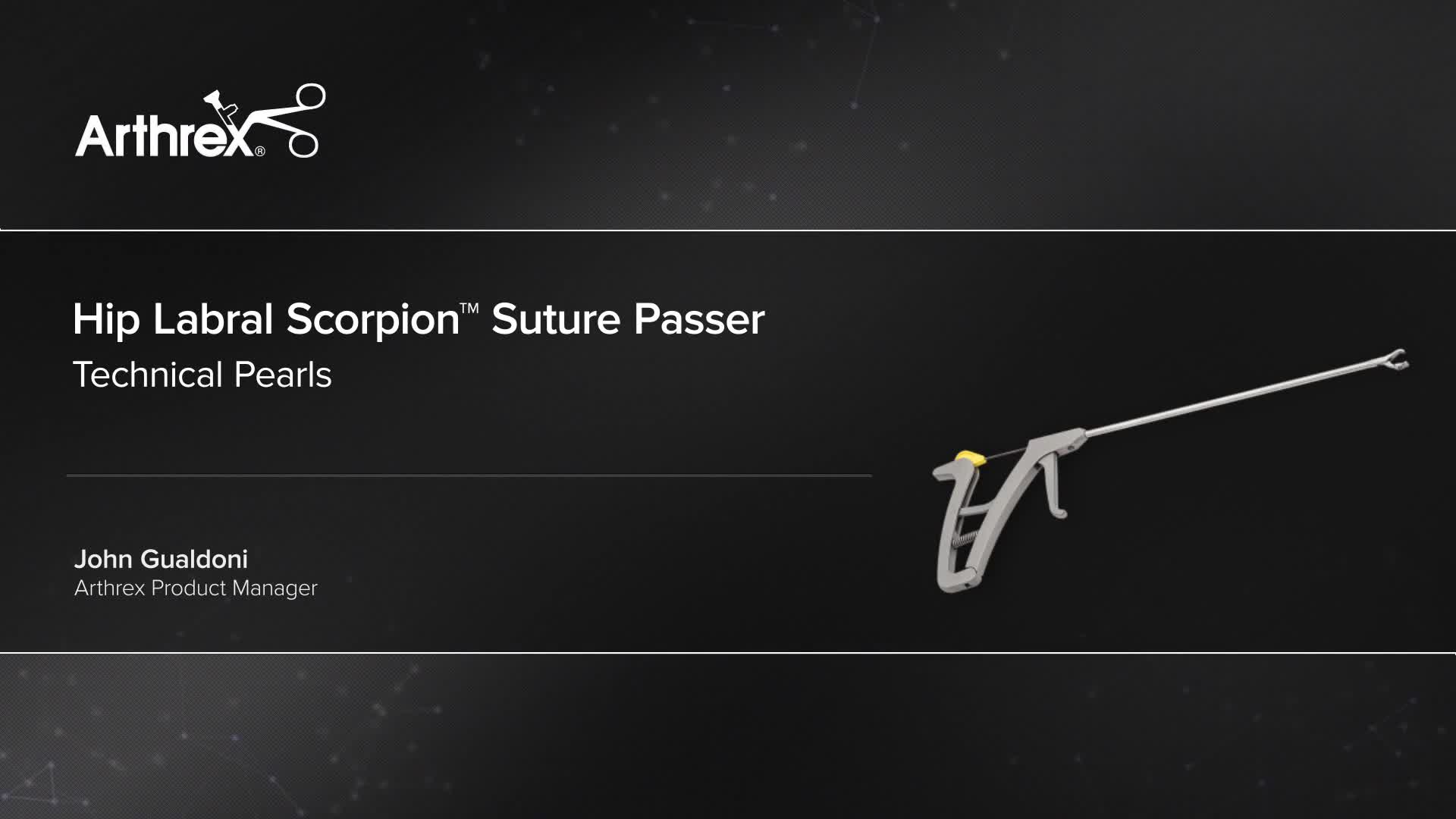 Arthrex - Hip Labral Scorpion™ Suture Passer