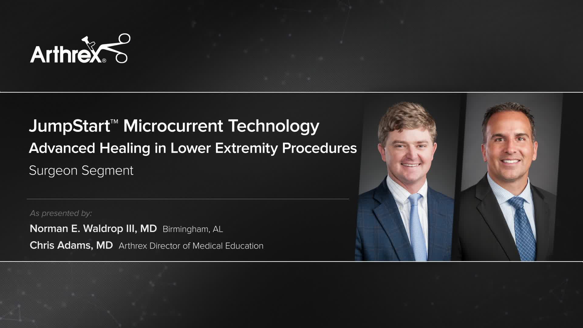 Arthrex - JumpStart™ Microcurrent Technology - Advanced Healing in ...