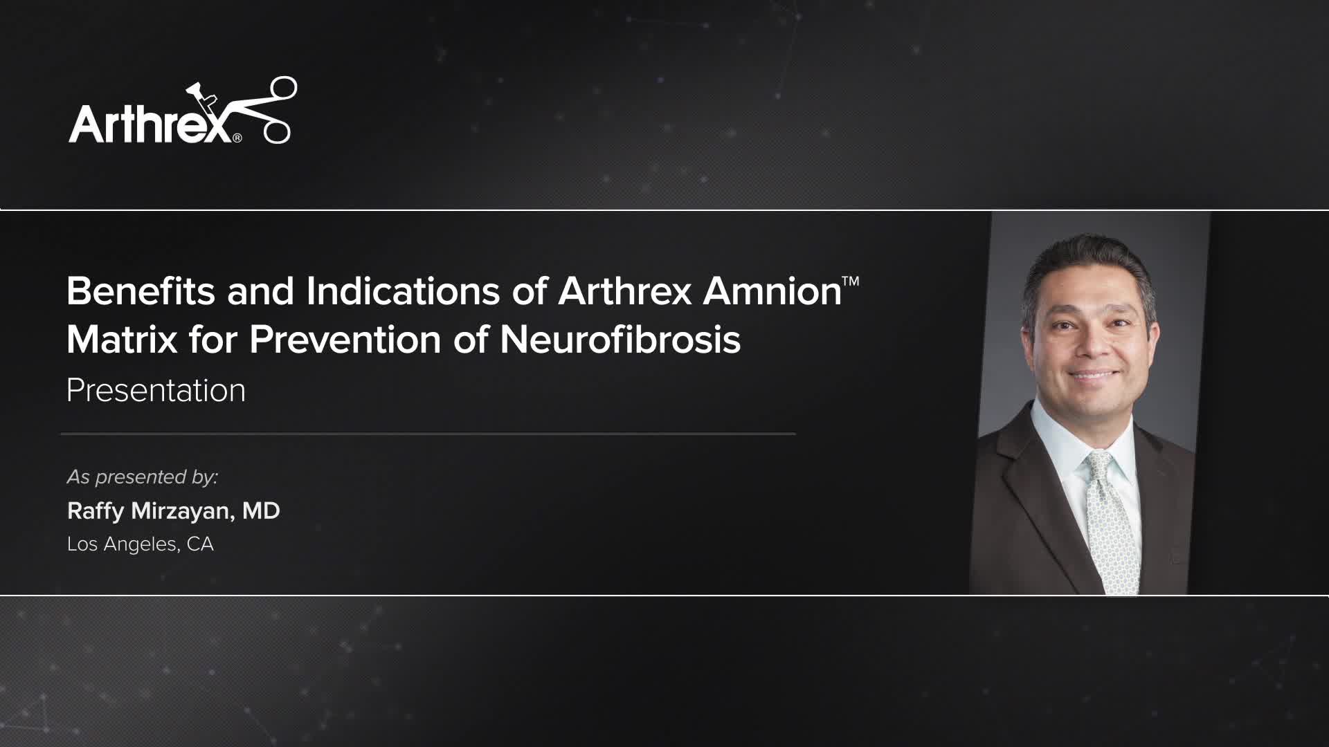 Arthrex - Benefits and Indications of Arthrex Amnion™ Matrix for ...