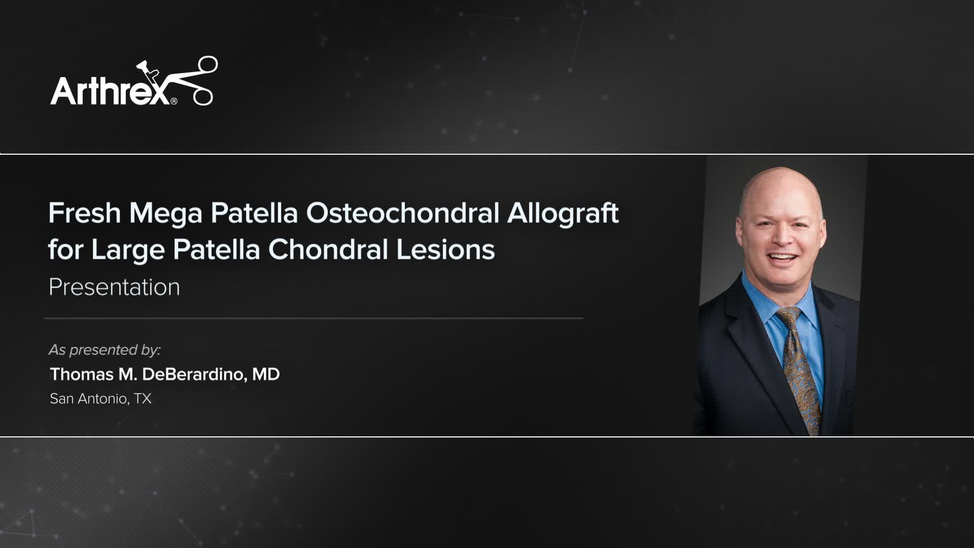 Arthrex - Fresh Mega Patella Osteochondral Allograft for Large Patella ...