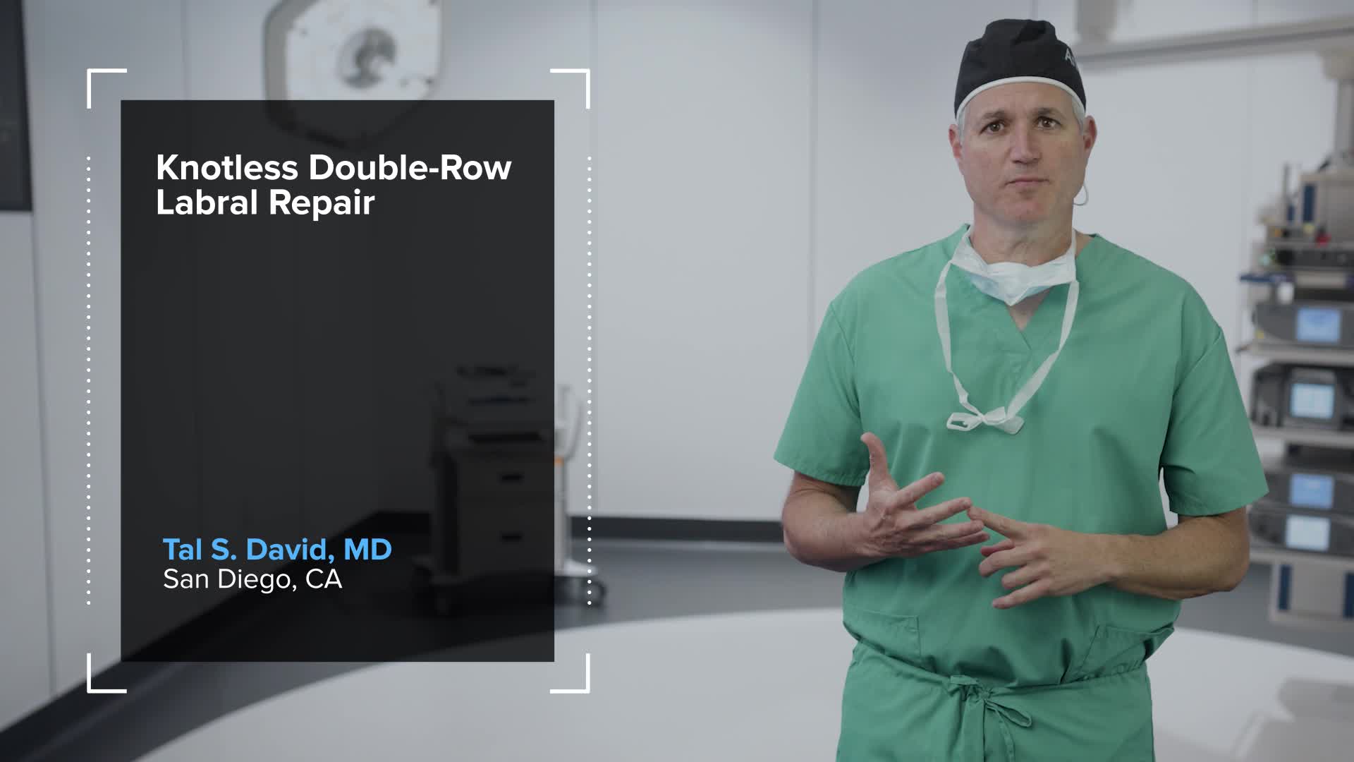 Arthrex - SpeedPearl: Knotless Double-Row Labral Repair