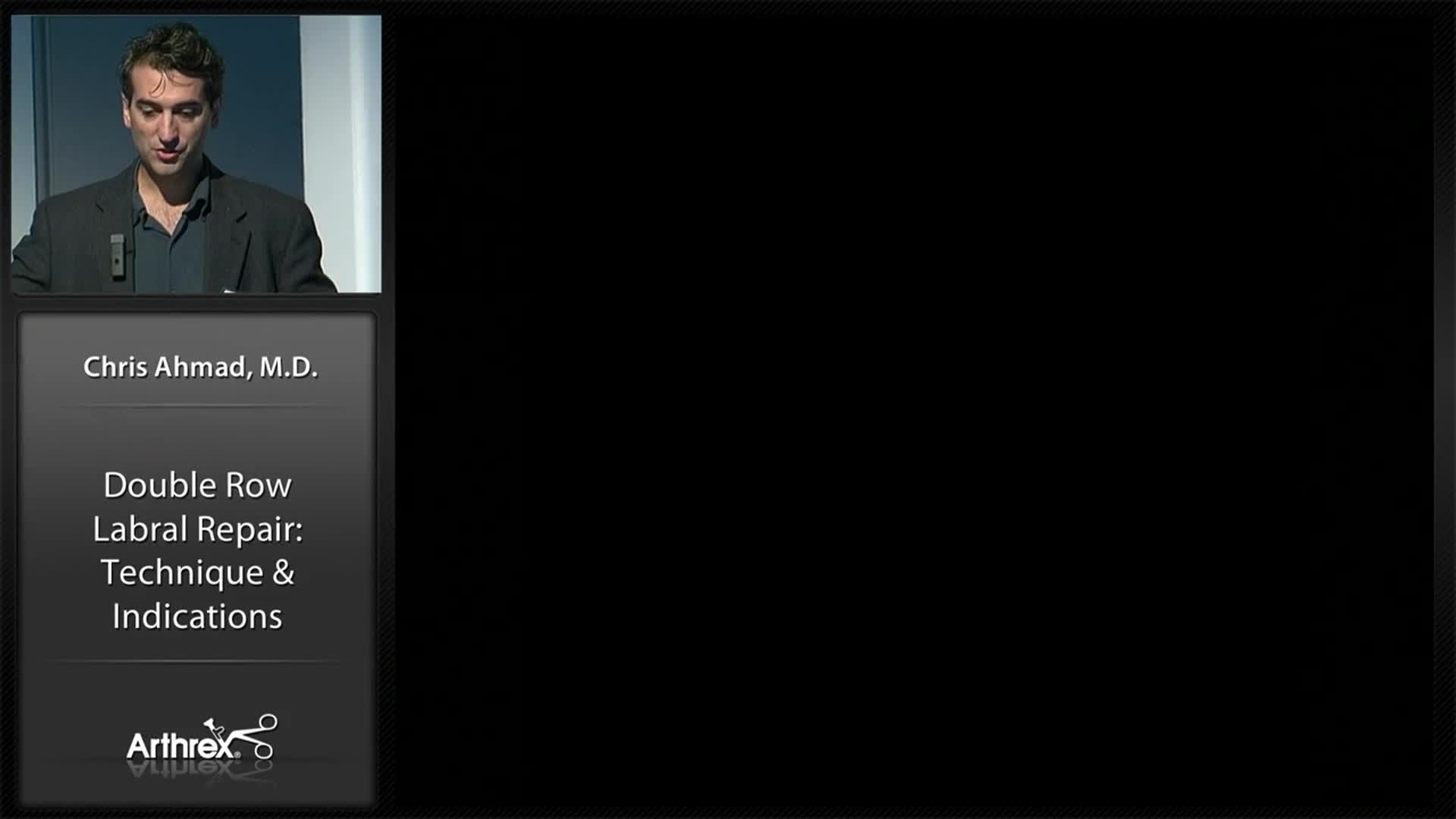 Arthrex - Double Row Labral Repair: Technique & Indications