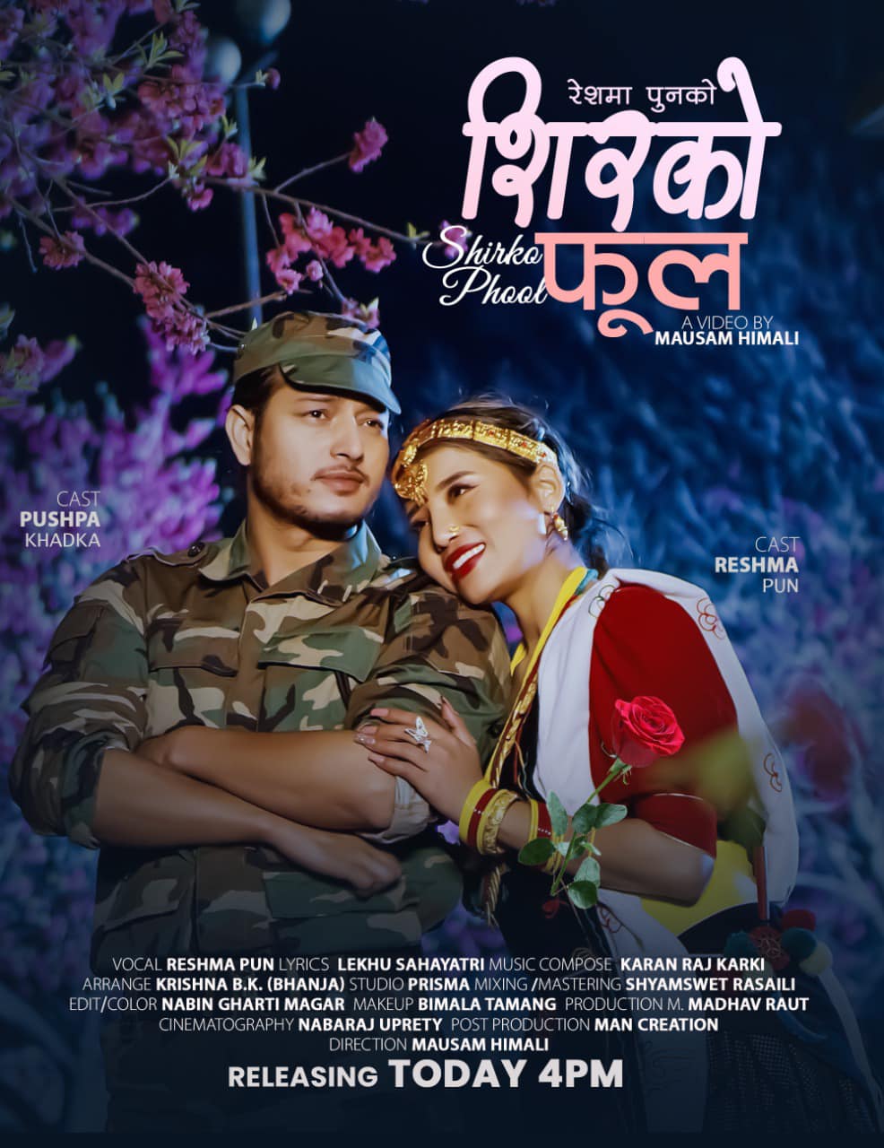 Singer Pun's new Kauda song "Shirko Phool" | Artist of Nepal
