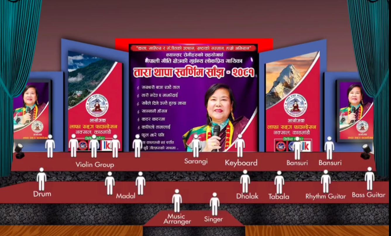 Singing Star Thapa on a golden evening to help cancer patients | Artist ...