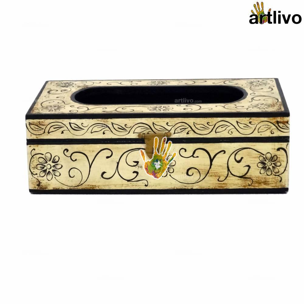 Buy Ivory Vine Tissue Box BO045, Artlivo : Furniture & decor