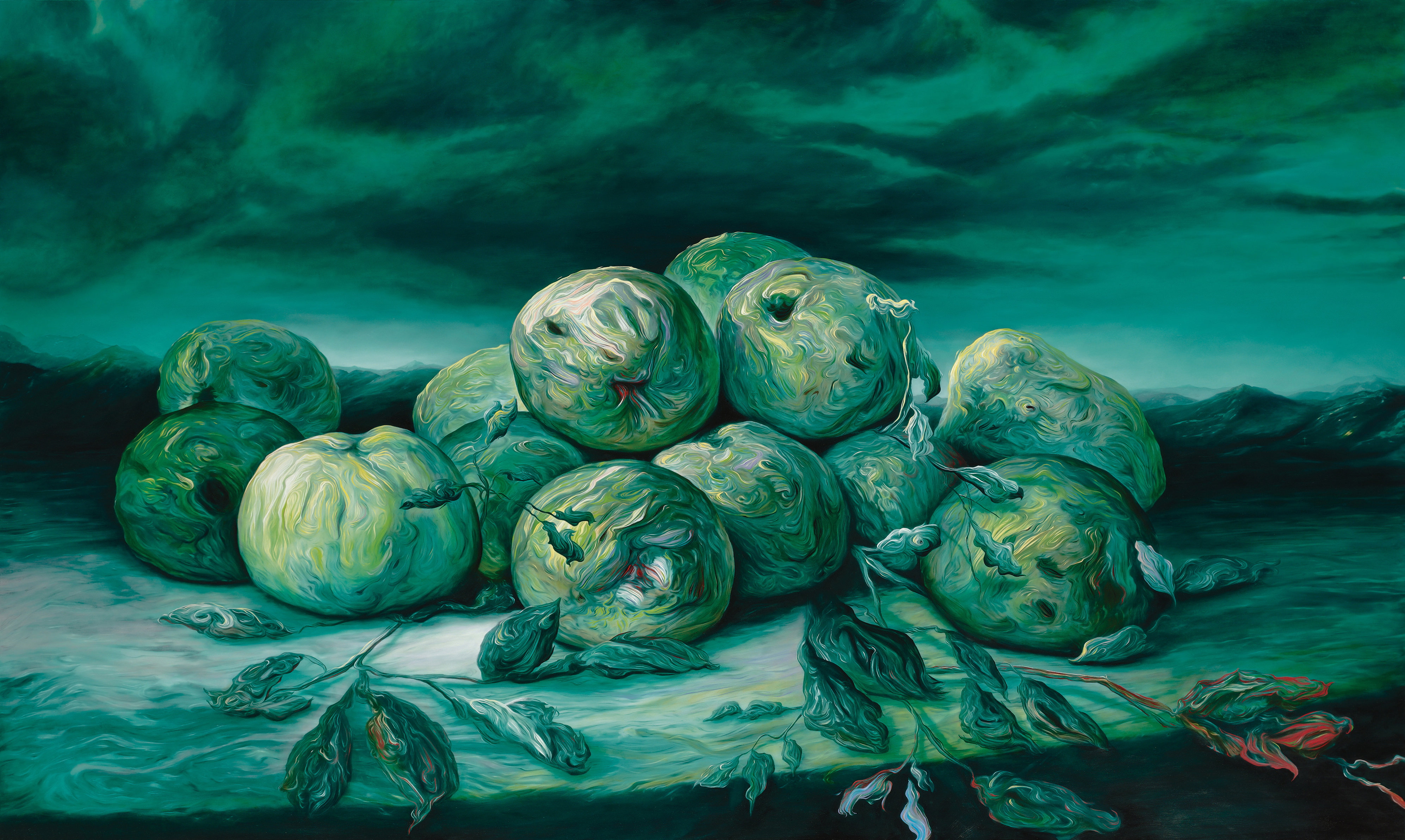 Glenn Brown, Burlesque, 2008