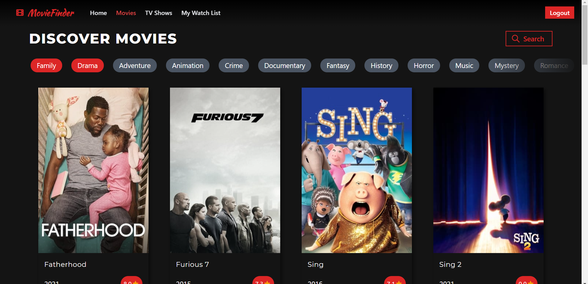 GitHub - Ashmn07/MovieFinder: A Web app where you can explore the ...