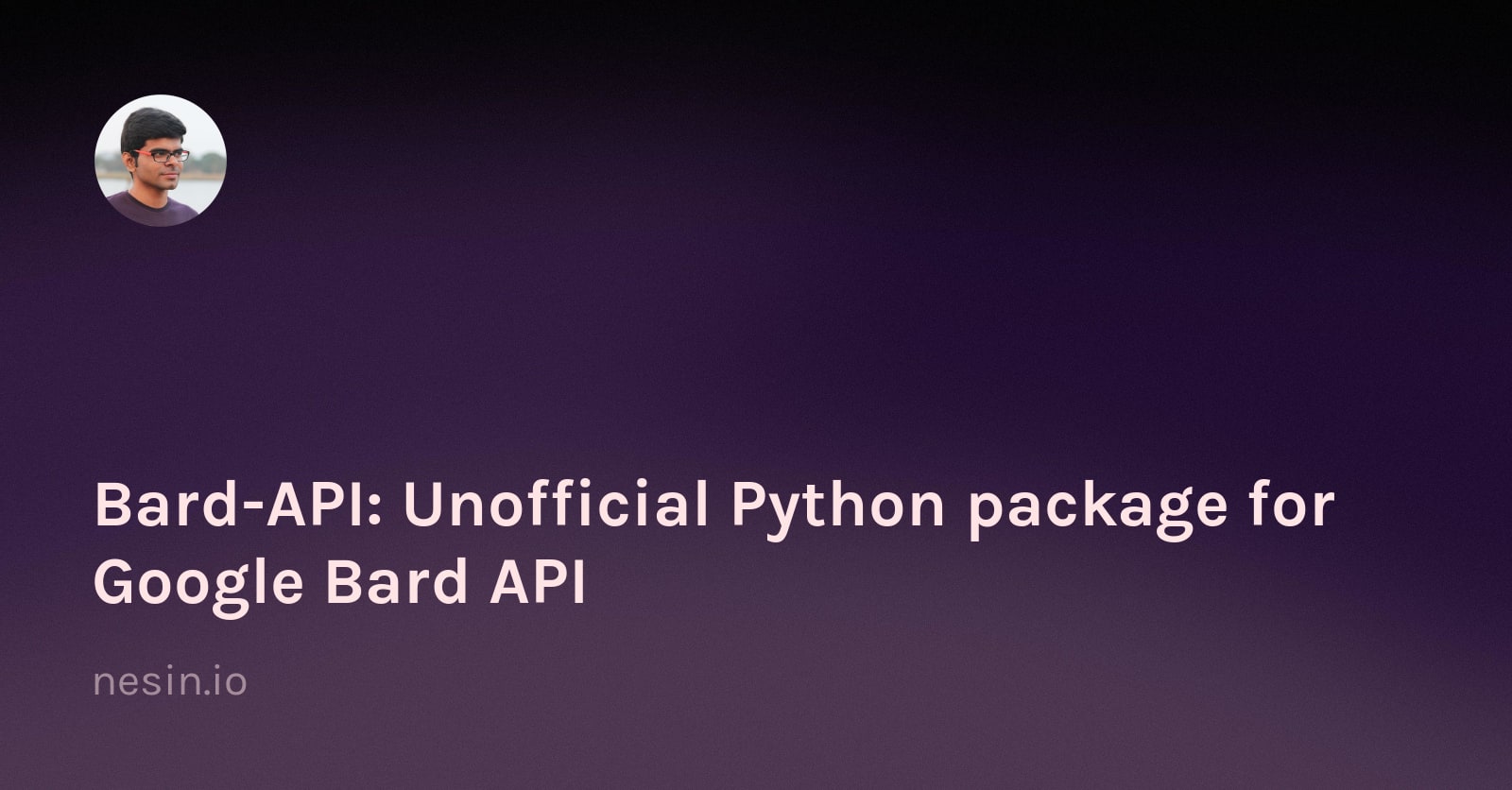 Bard-API: Unofficial Python package for Google Bard API Bard-API: Unofficial Python package for Google Bard API