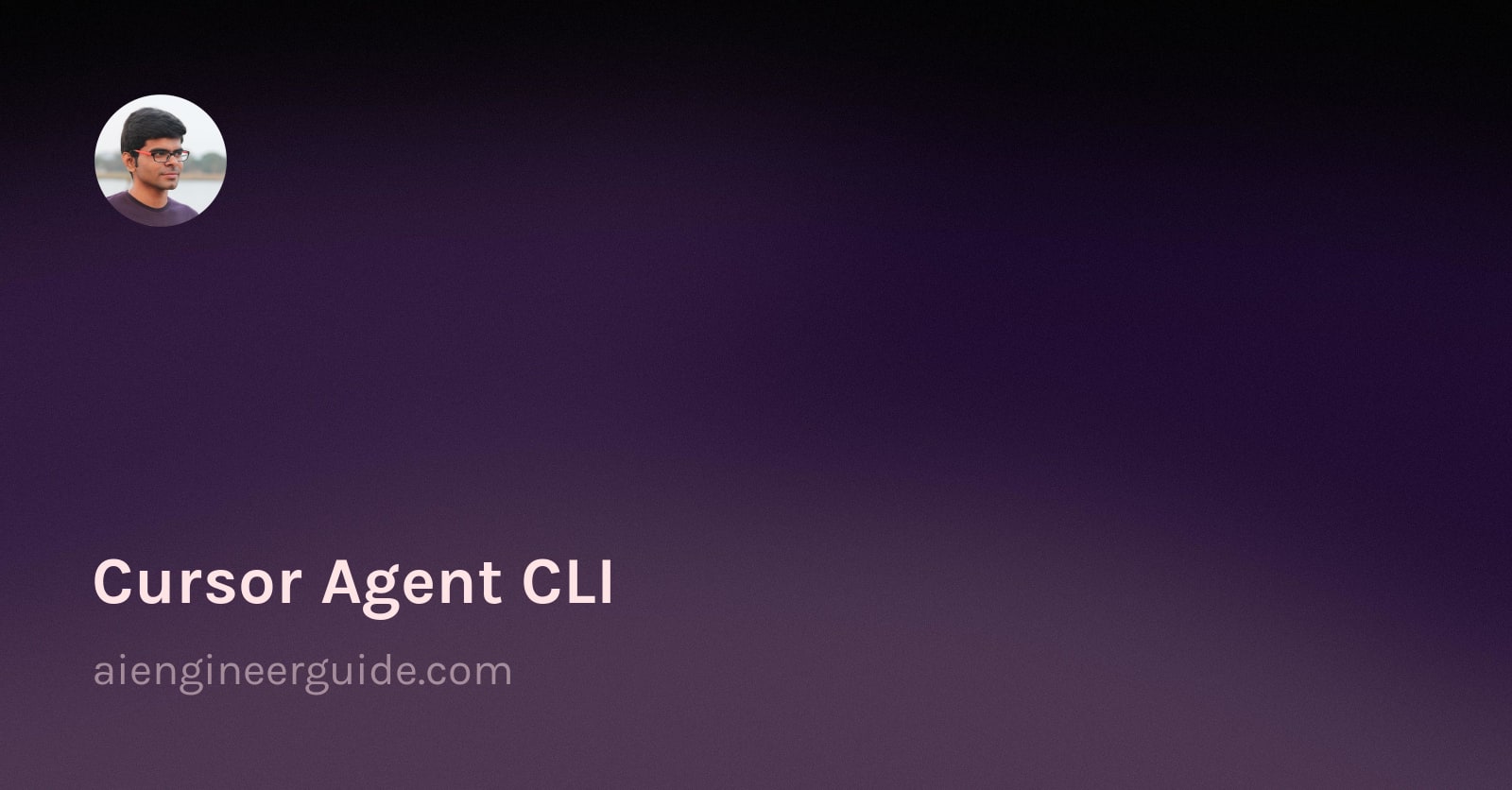 Cursor Agent CLI
