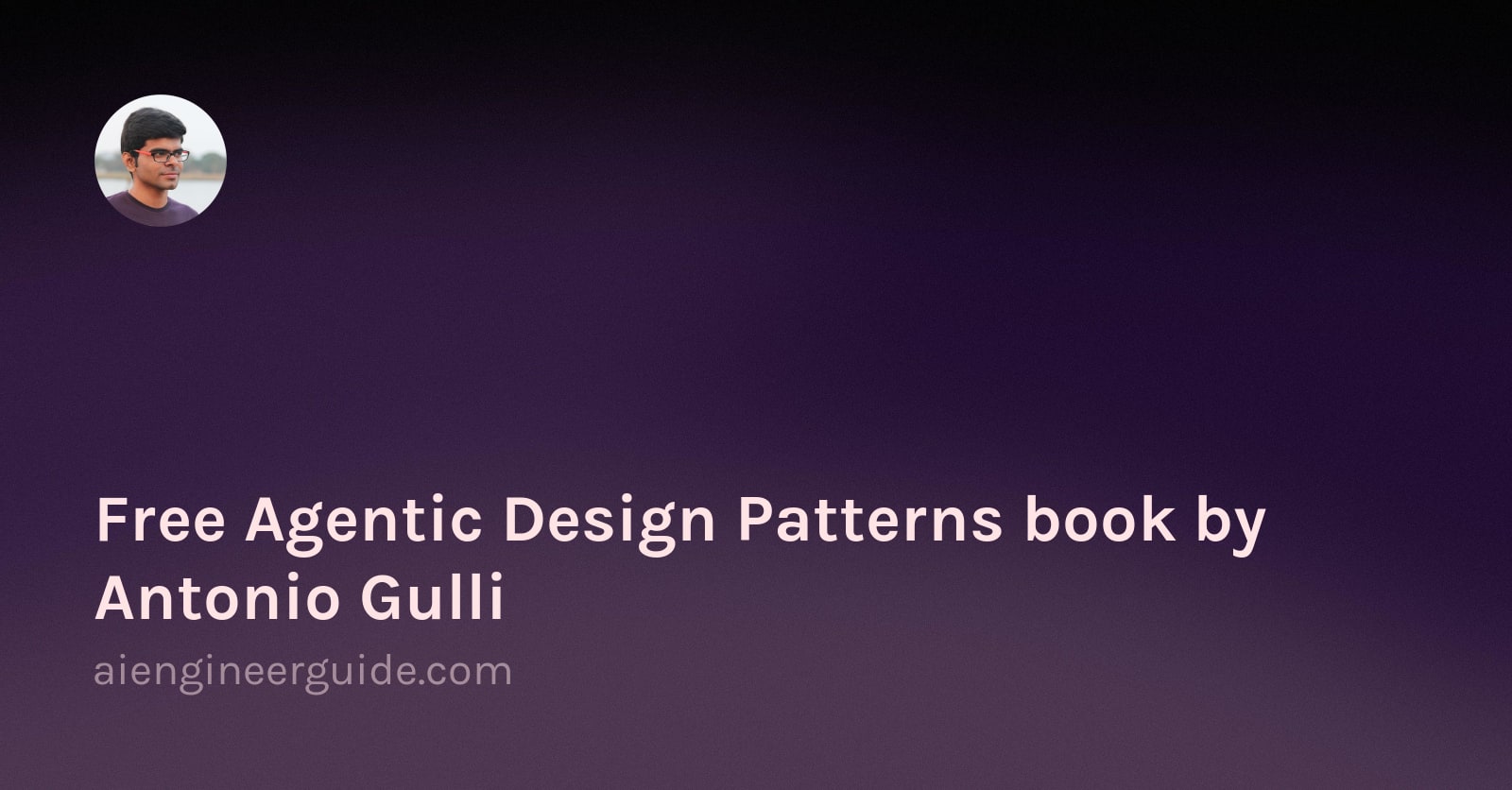 Free Agentic Design Patterns book by Antonio Gulli