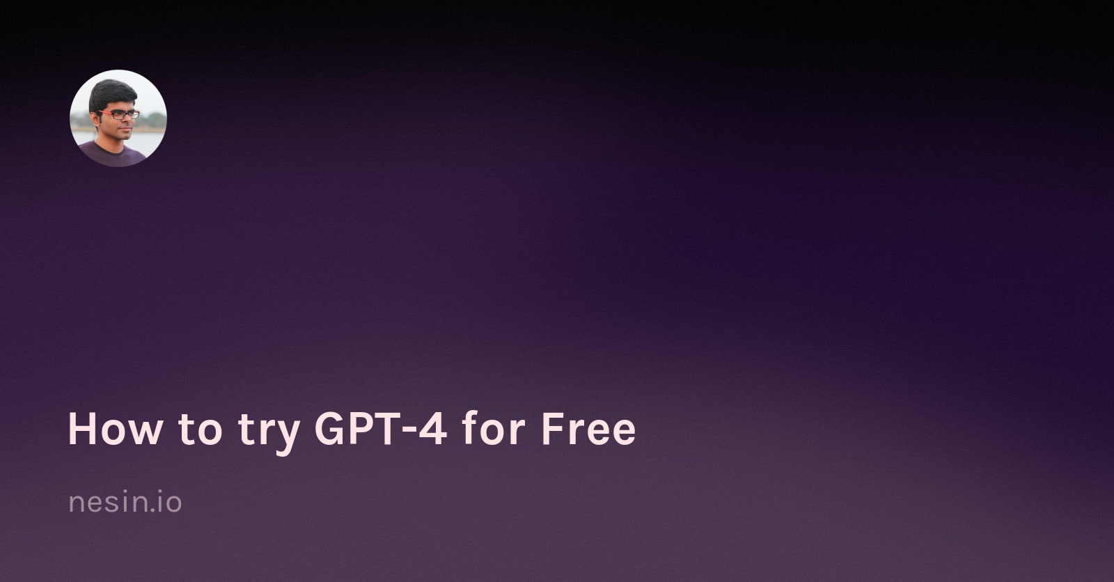 How to try GPT-4 for Free
