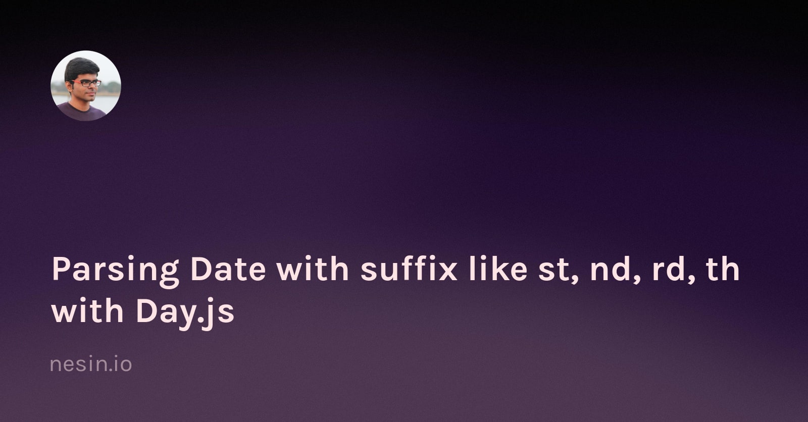 Parsing Date with suffix like st, nd, rd, th with Day.js