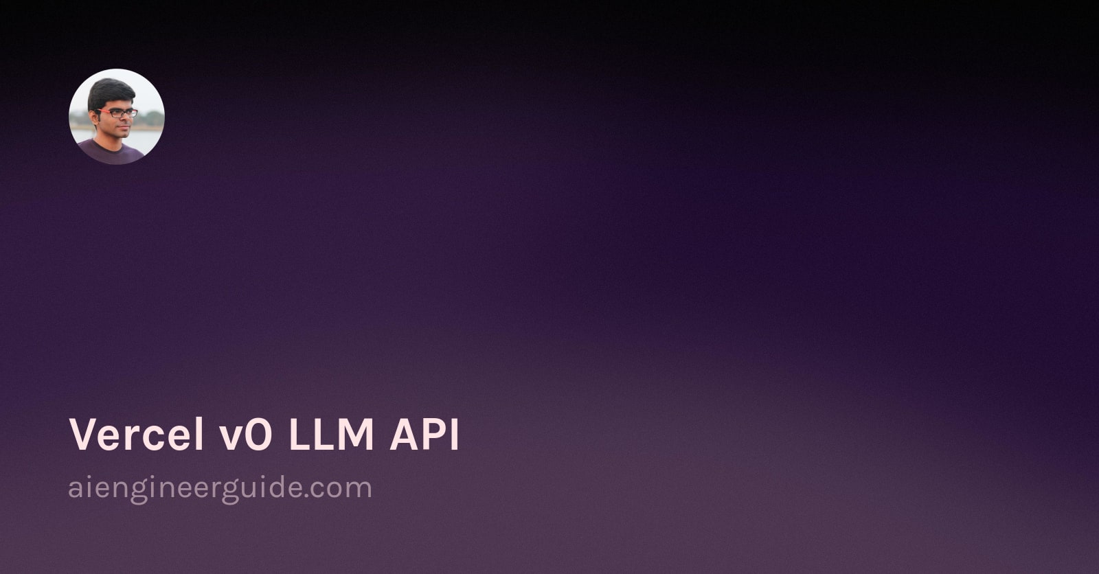 Vercel v0 LLM API