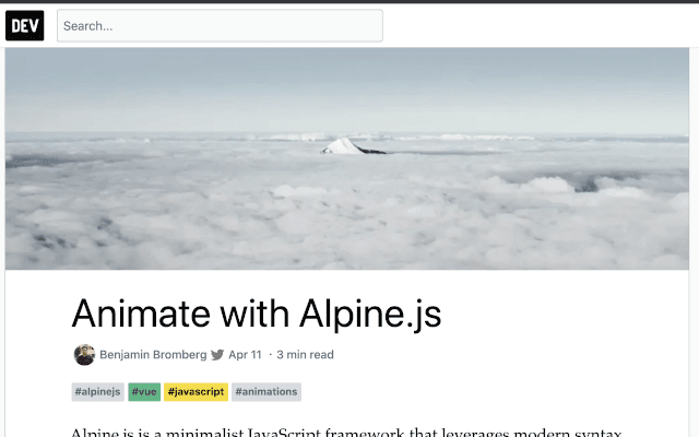 Alpine Toolbox - Alpine.js Templates