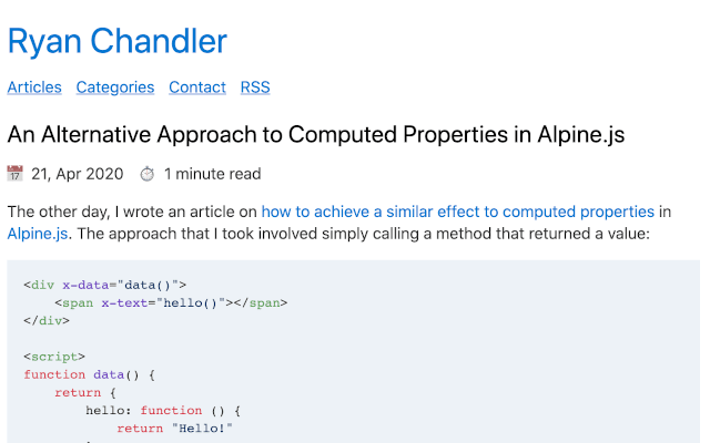 Alpine Toolbox - Alpine.js Templates