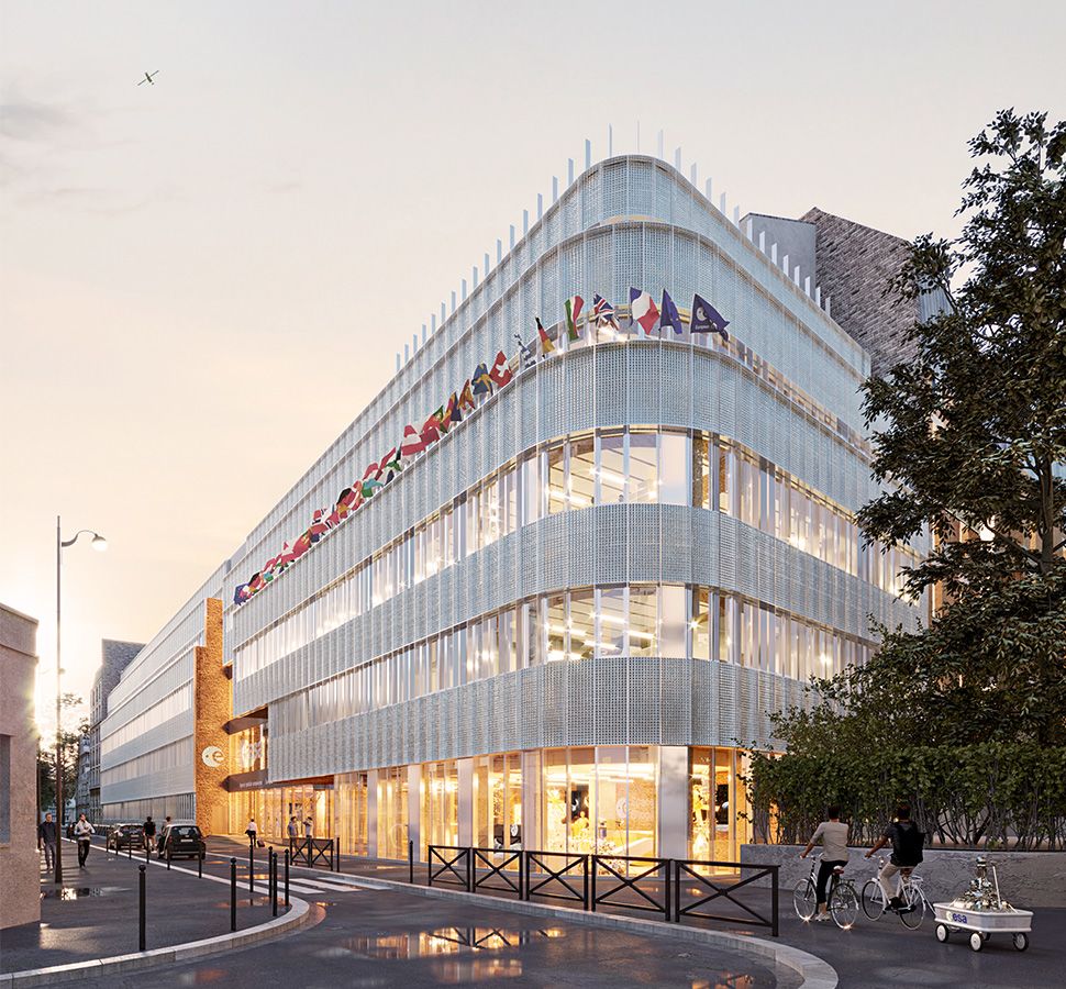 Architecture tertiaire - Agence spatiale européenne à Paris - 01