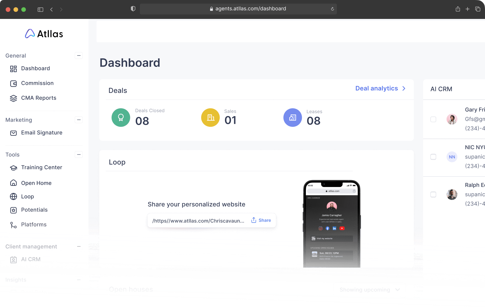 Atllas | Simplifying Agents' Lives