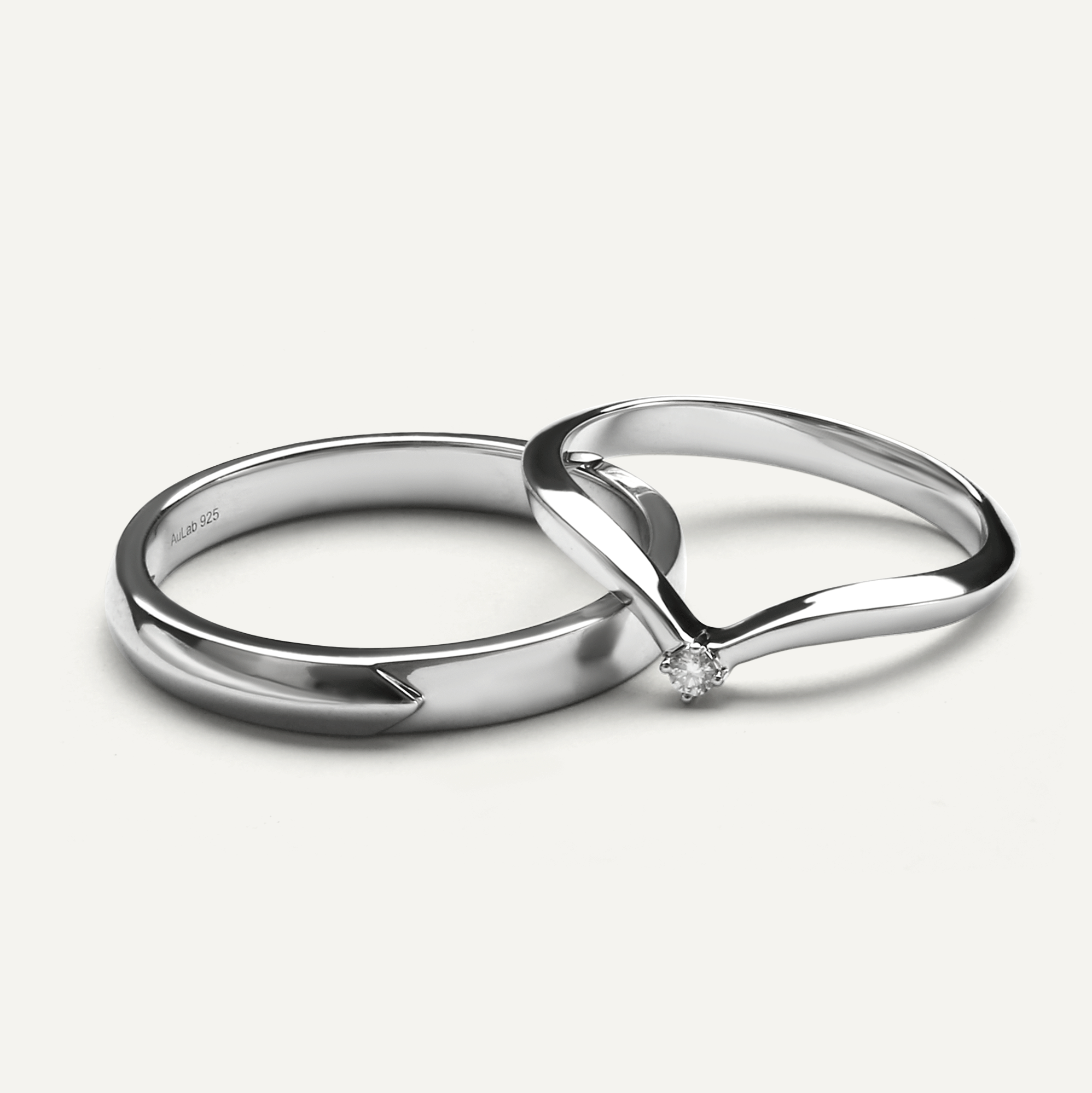 Asher Wedding Diamond Ring | Aurum Lab