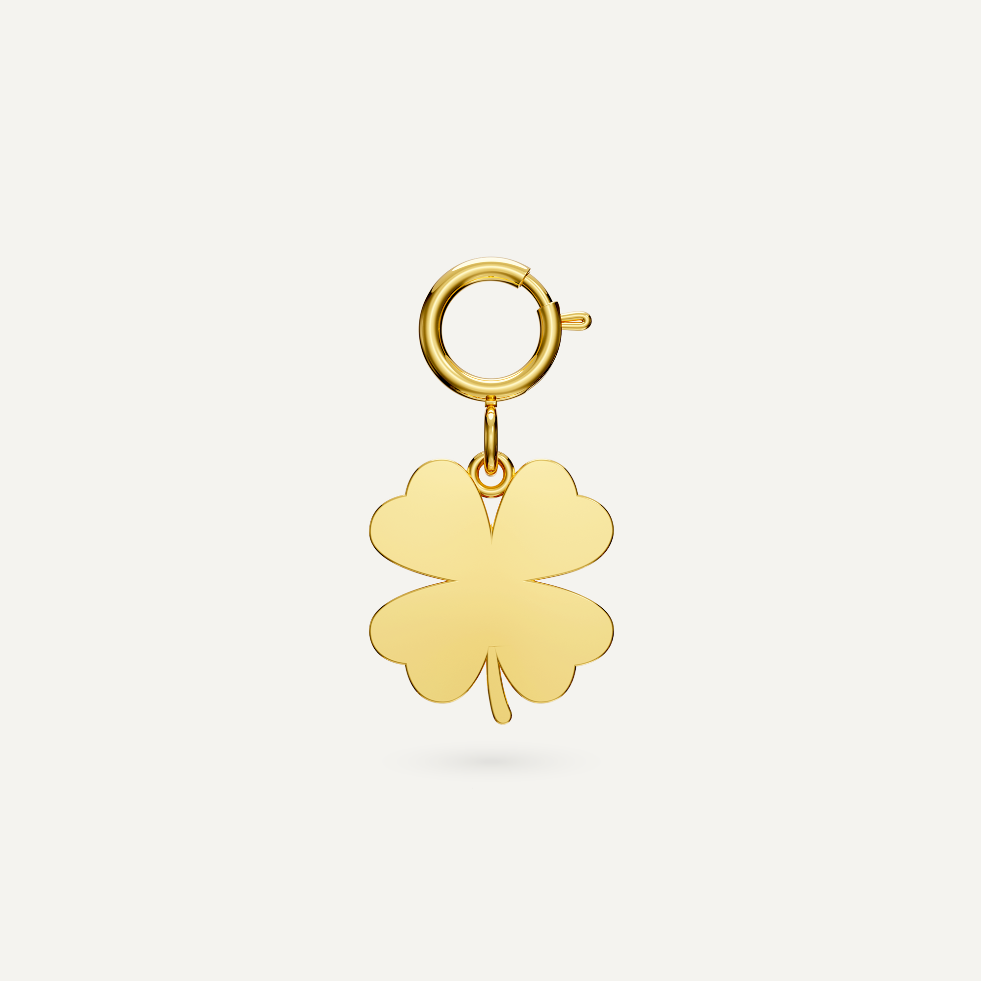 Clover Gold Charm | Aurum Lab
