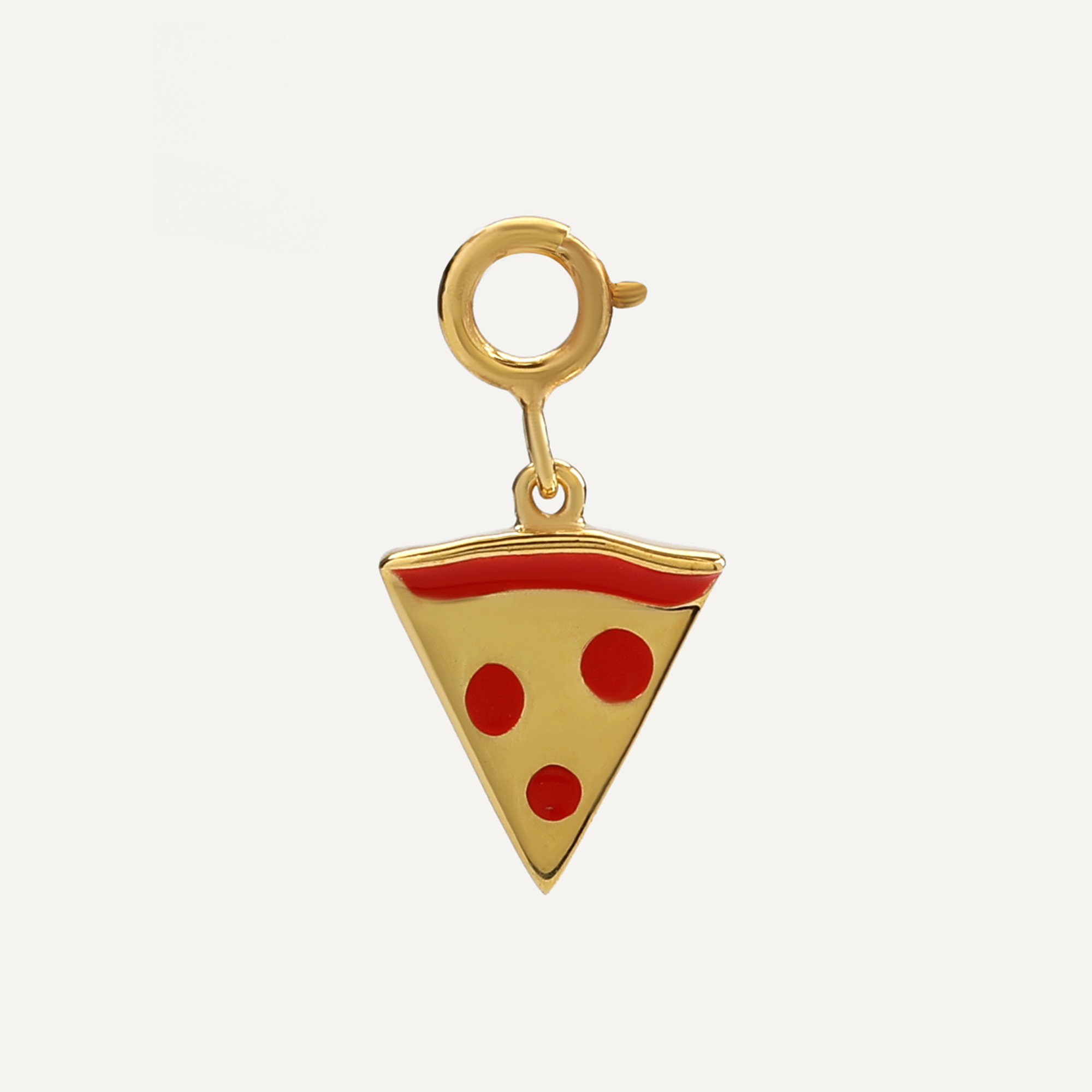 Pizza Gold Charm | Aurum Lab