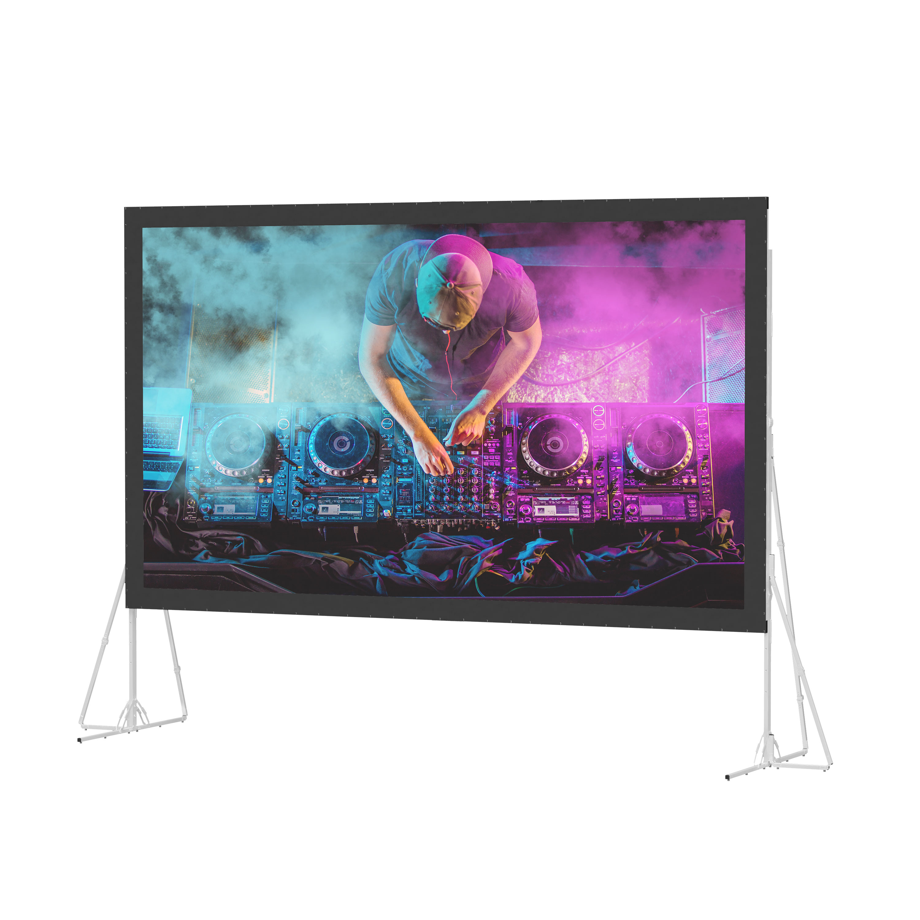 Da-Lite Heavy Duty Fast-Fold Deluxe Screen System | Legrand AV