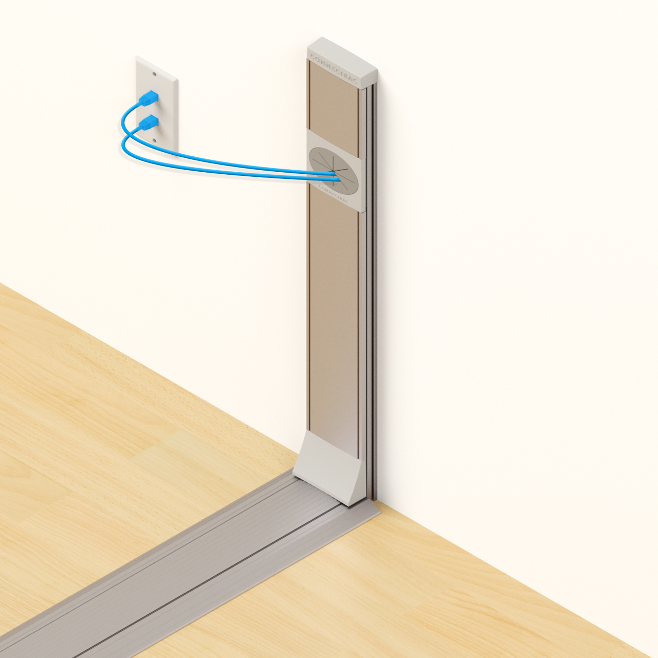 Connectrac Express On Floor Walltrac | Legrand AV