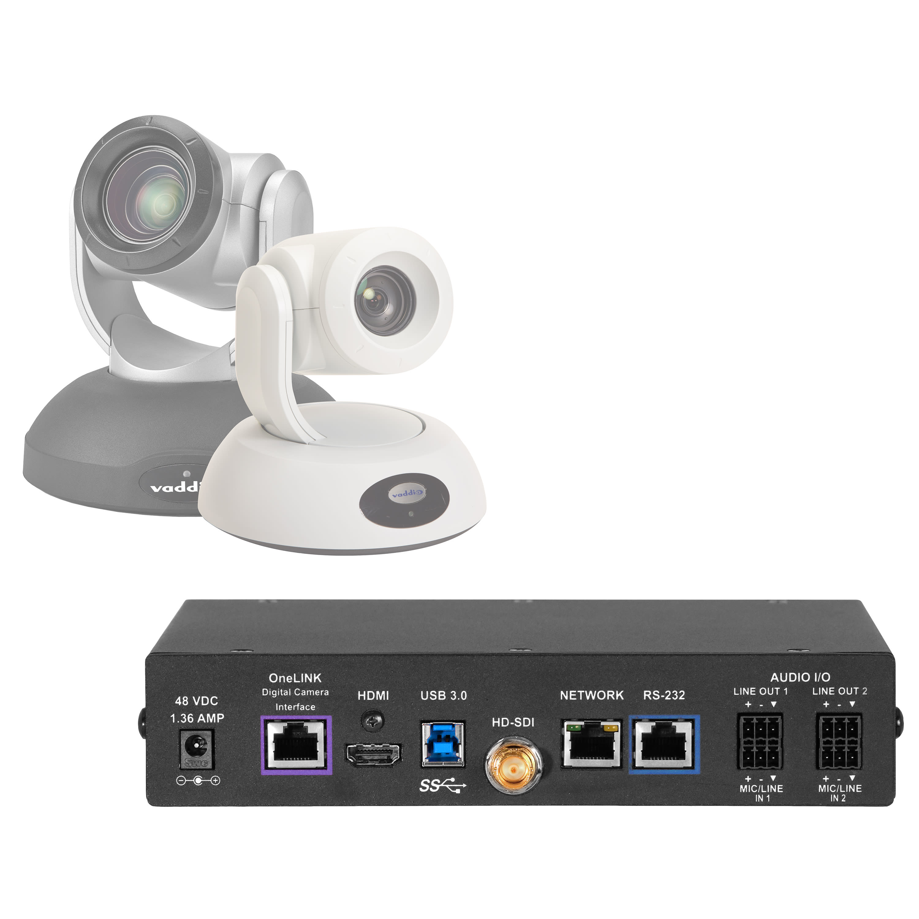 OneLINK Bridge Polycom Codec Kit to Vaddio HDBT Cameras | Legrand AV