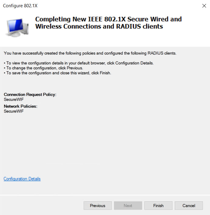 Windows NPS with PEAP-MSCHAPv2 Authentication - AventisTech