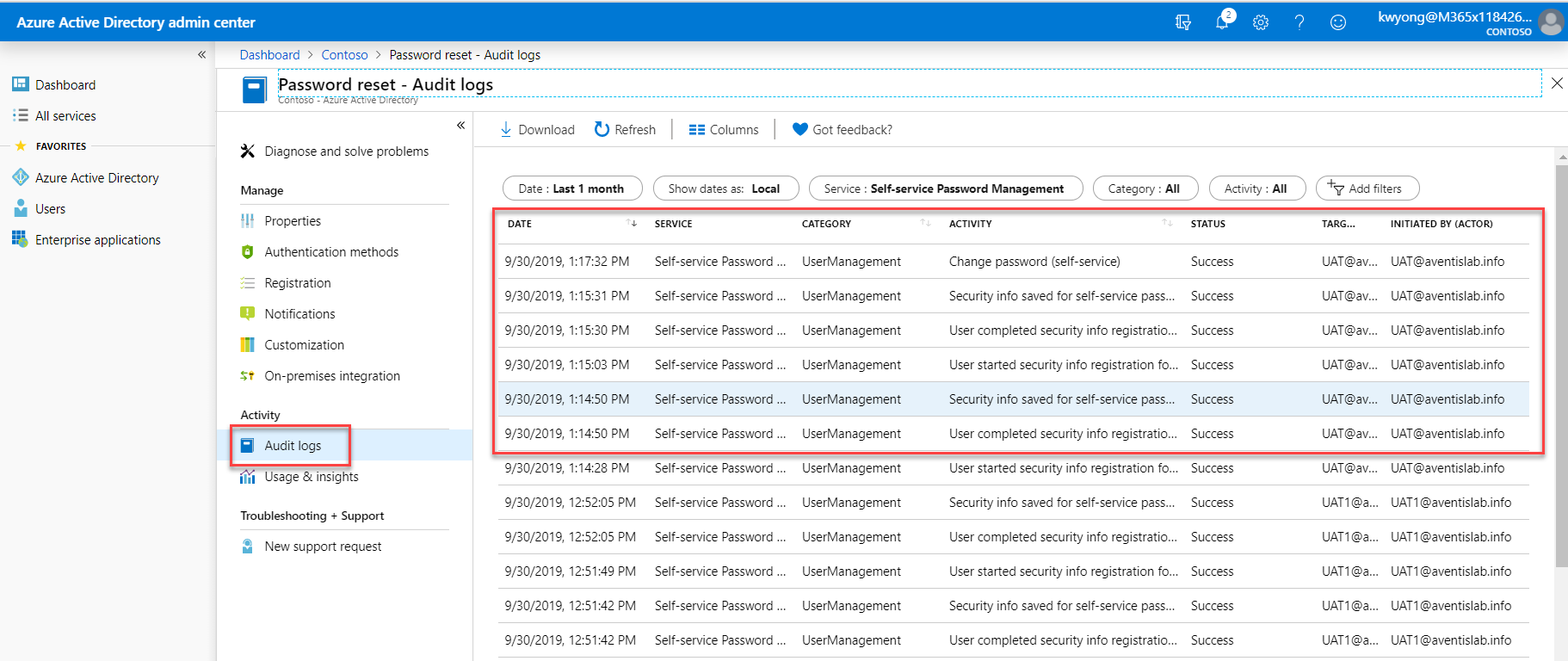 Azure AD | Password Writeback - AventisTech