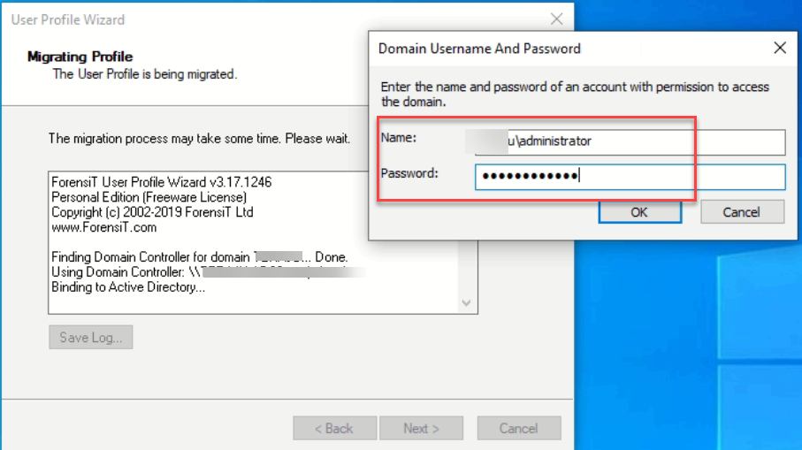 Join Windows 10 to AD Domain with ForensiT Profwiz - AventisTech