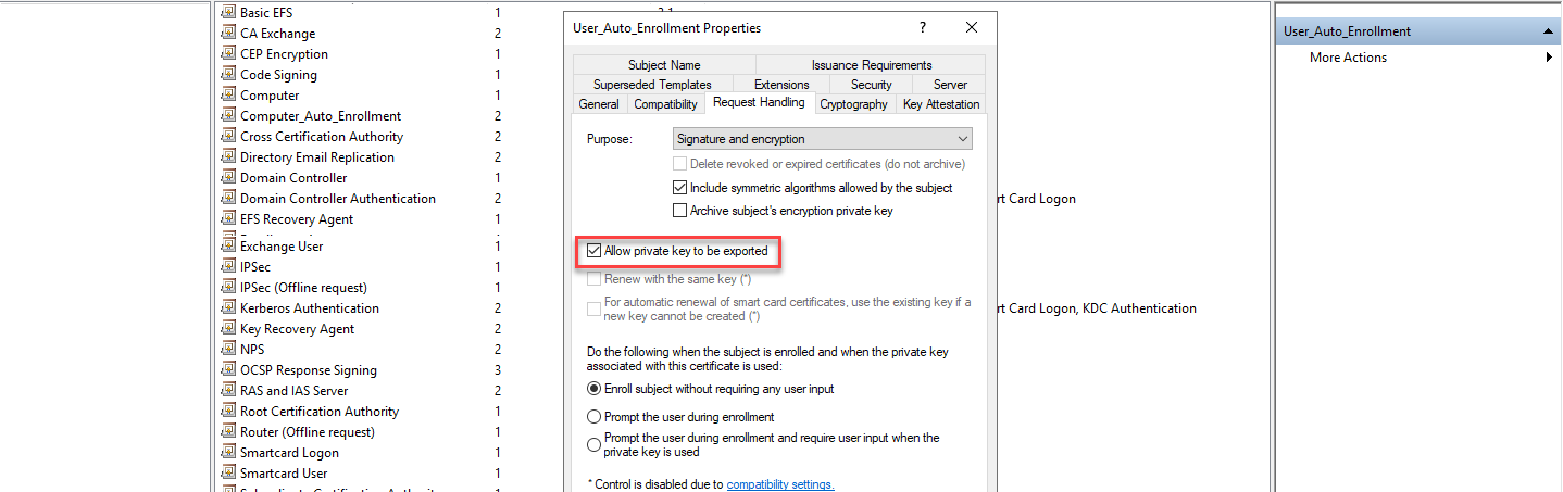 Auto Enroll Certificates with Group Policy - AventisTech