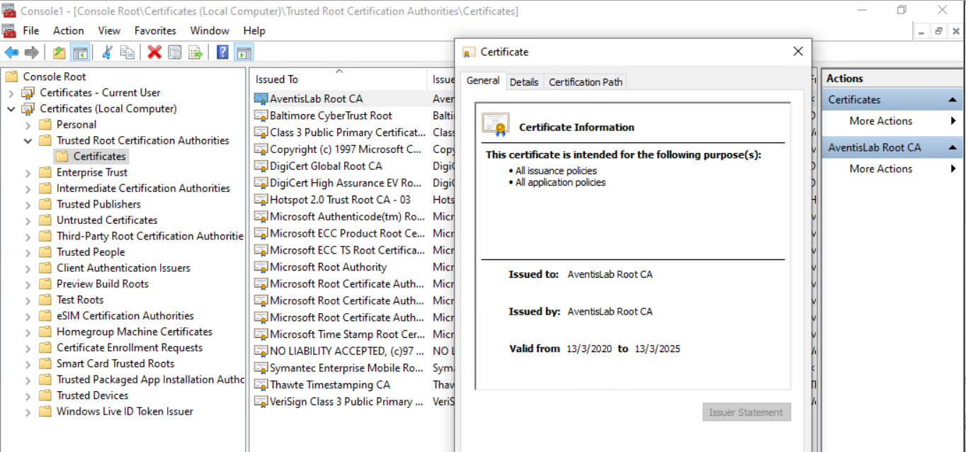 Setup NPS with EAP-TLS for Aruba WIFI - AventisTech