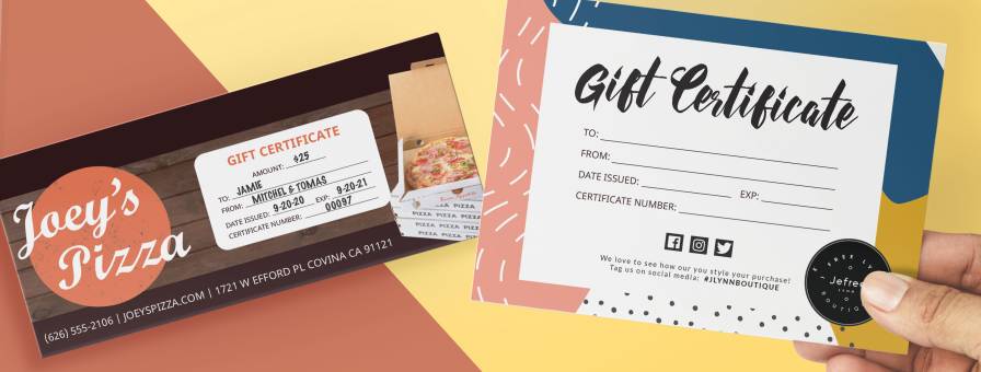 how do gift certificates work