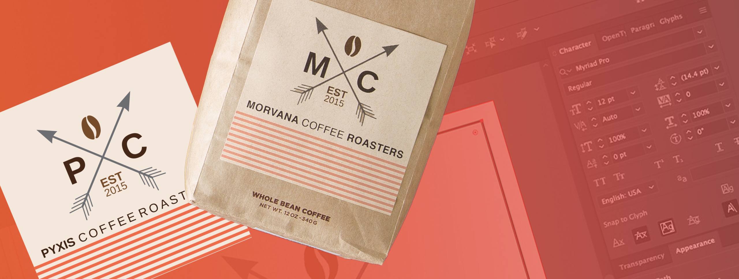 label design illustrator