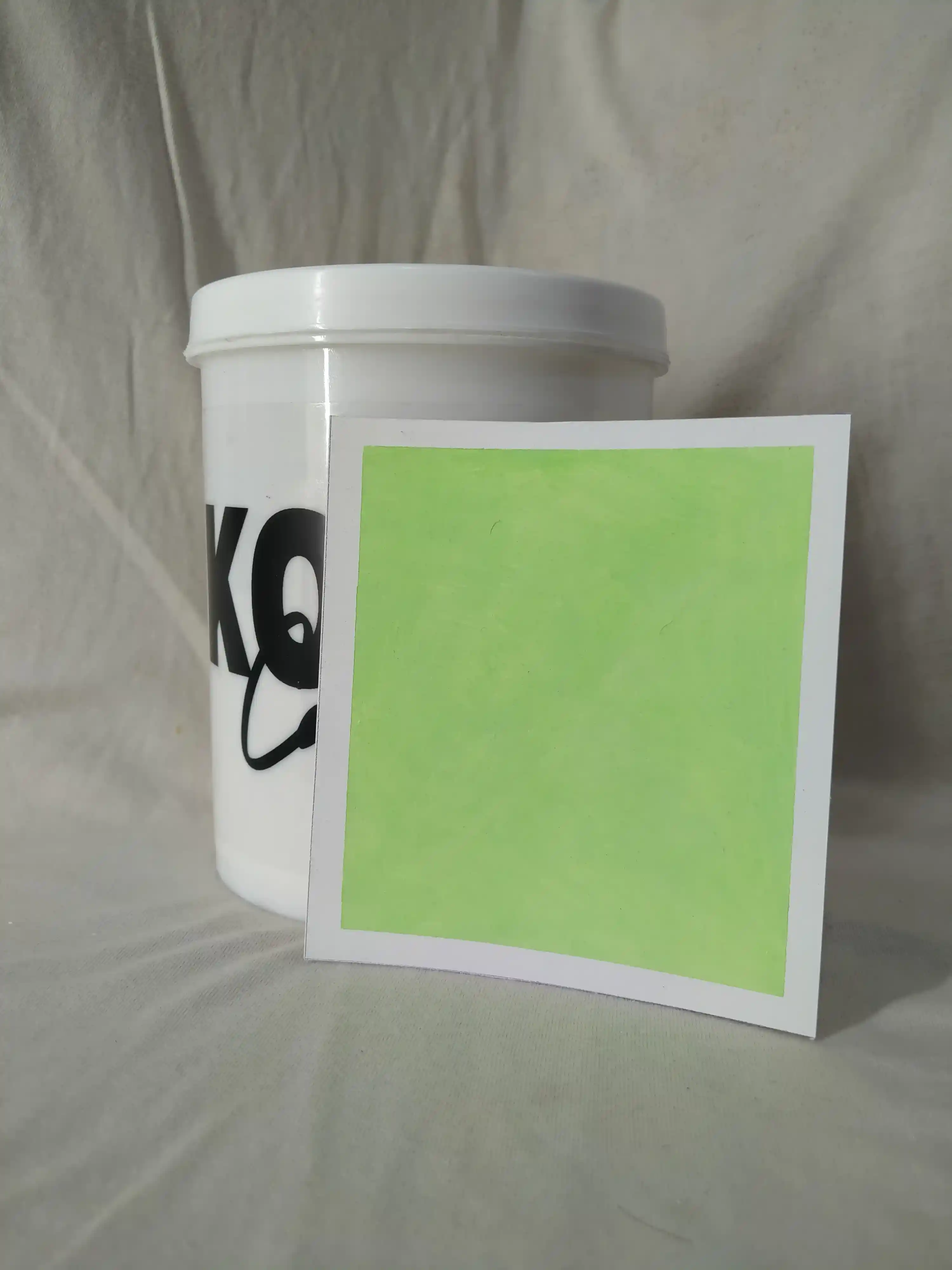 Mantis Lime Wash Texture Paint in India Kolor Canvas