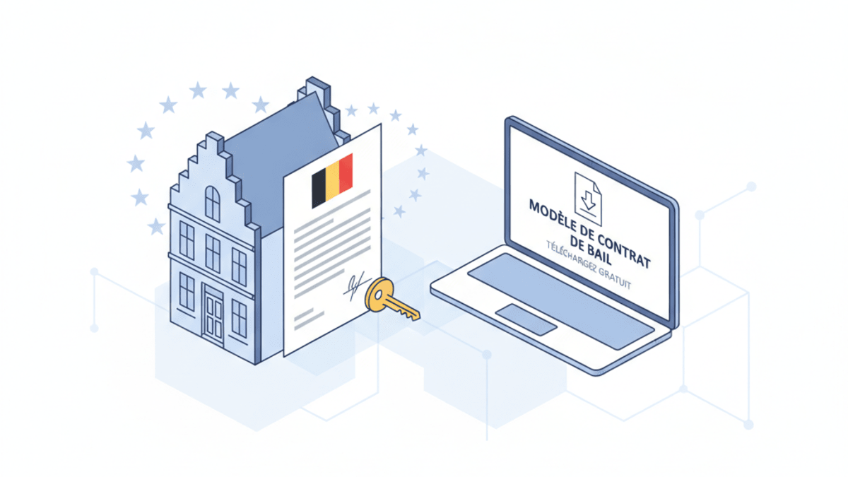 Modèle de contrat de bail en Belgique : téléchargez le gratuit | Guide ...