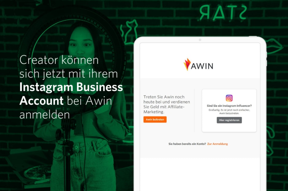 Content Creator können sich jetzt schnell und unkompliziert über das neue Express-Verfahren bei ...