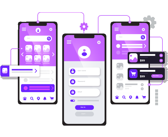 Tailored UI/UX website design services for Intuitive Digital Experiences