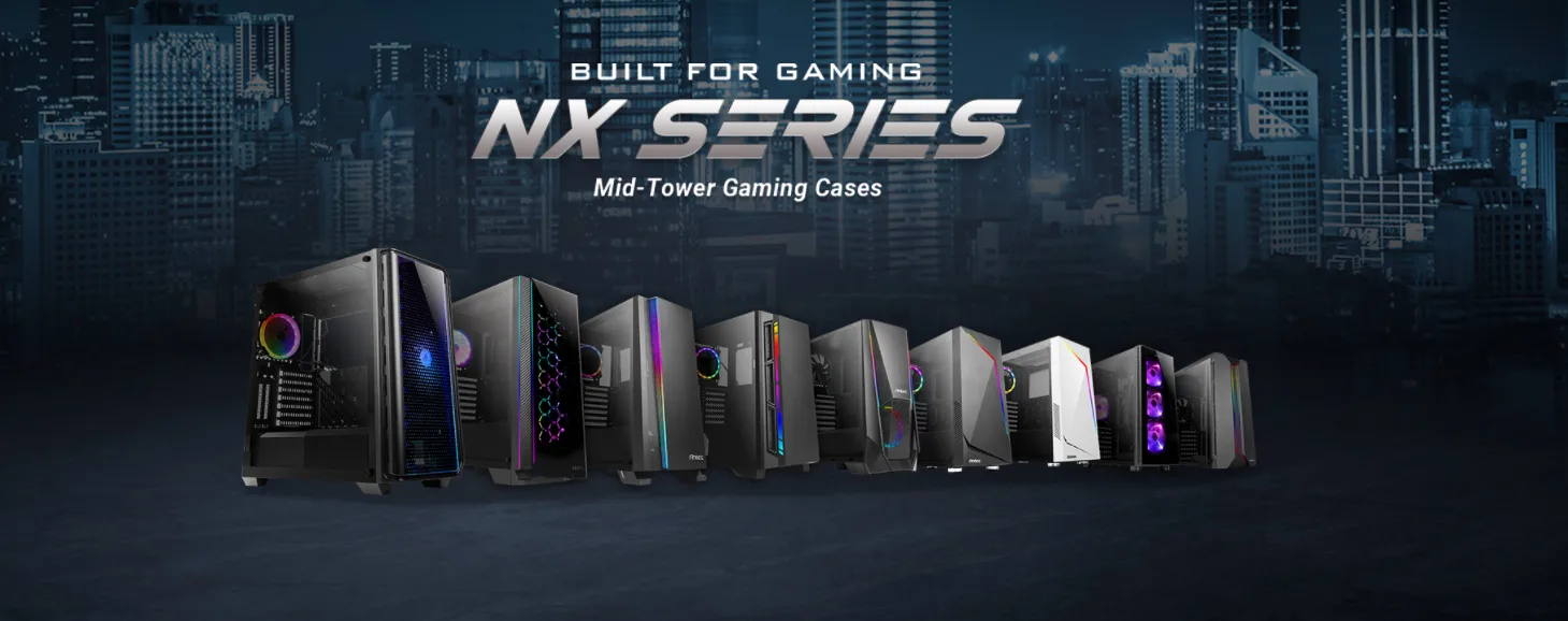Antec NX210 NX Series-Mid Tower Gaming Case, Built for Gaming